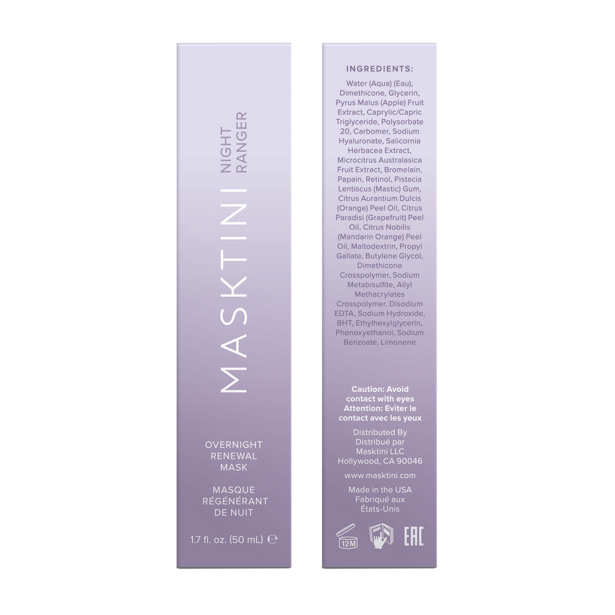 Night Ranger: Natural Overnight Skincare Mask | Masktini